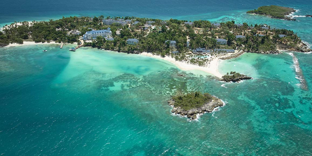 Cayo Levantado Resort ubicado en una isla de Samaná